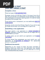 UK Visa Document Checklist for VFS | PDF | Document | Government And ...