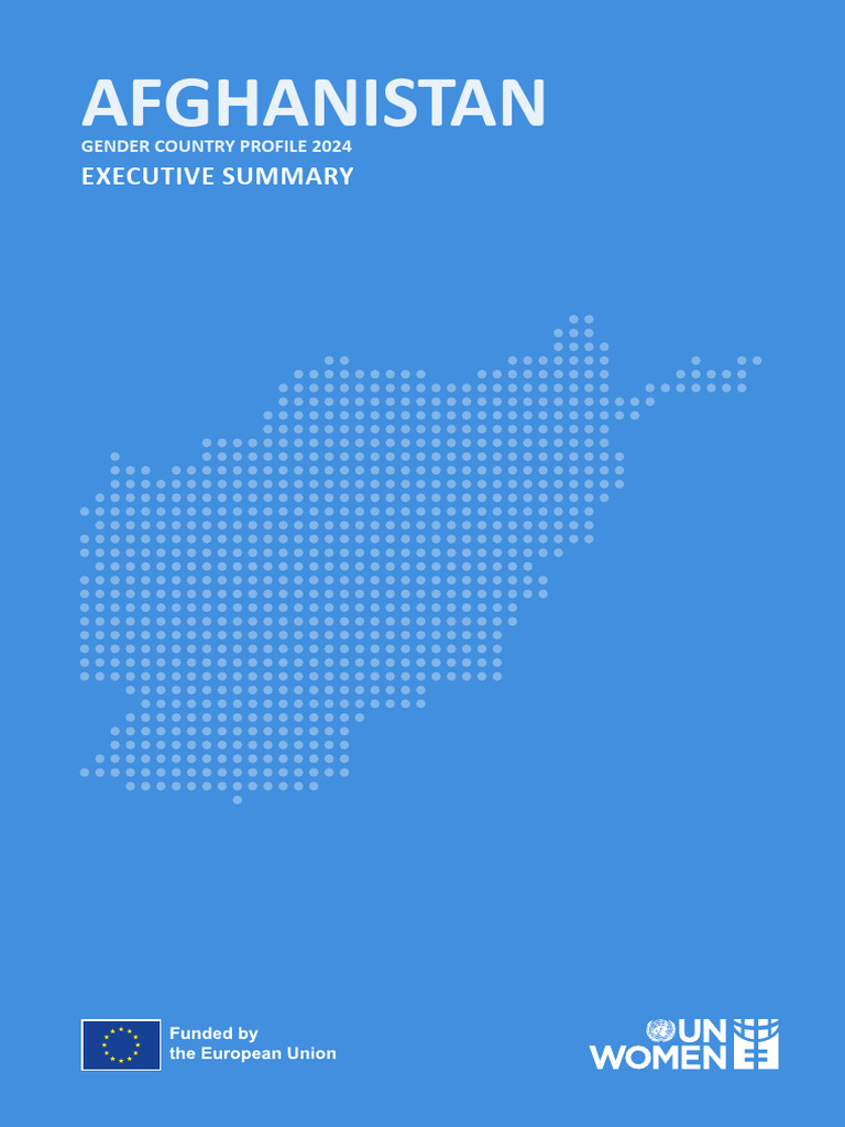 Gender Country Profile Afghanistan Executive Summary en | PDF | Woman ...