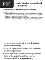 CH 1 Global Trend Trend Short Note | PDF | Nation | Nationalism