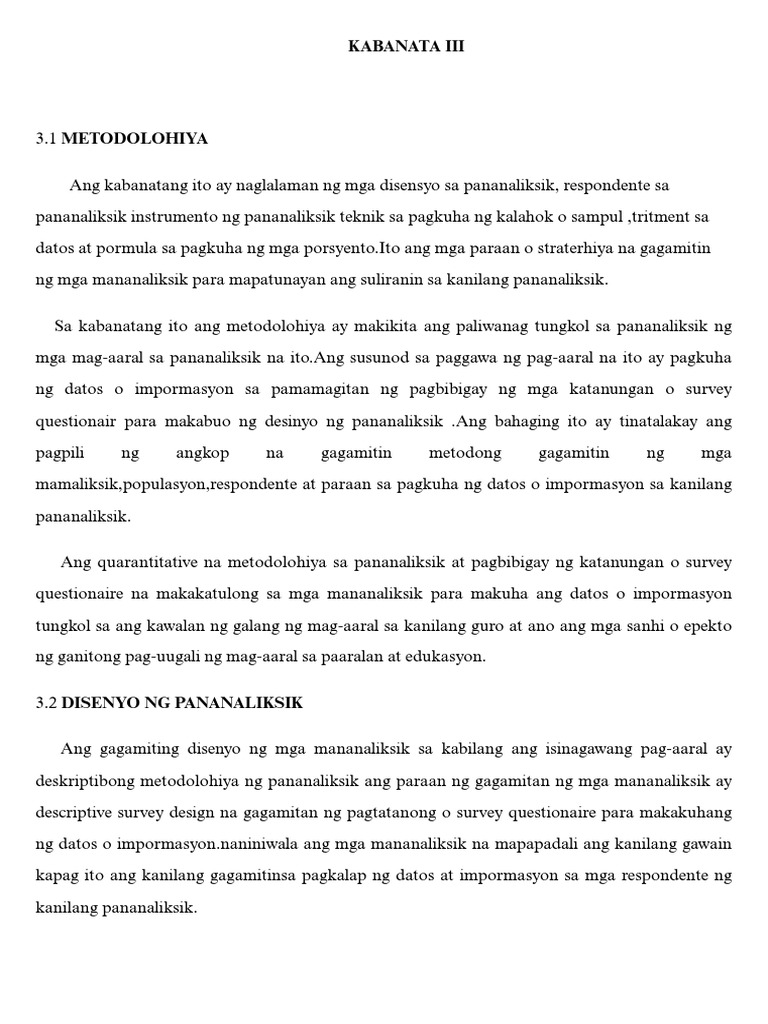 Kabanata Iii - 20241118 - 044202 - 0000 | PDF