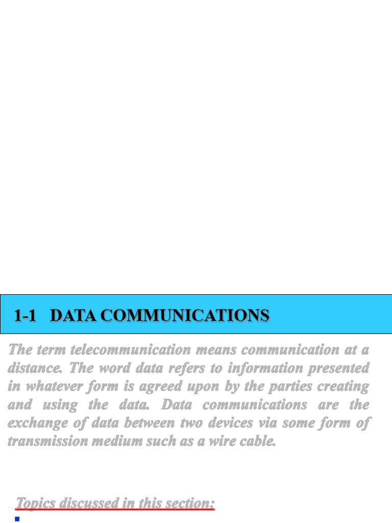 L1 | PDF | Computer Network | Network Topology