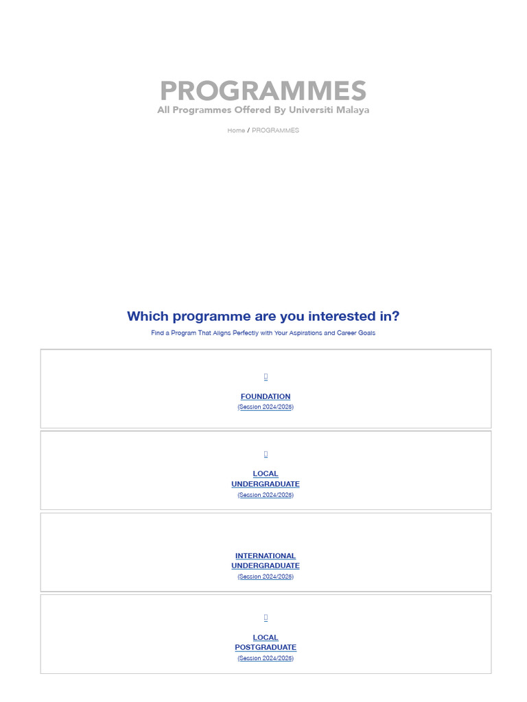 UM | PDF | Postgraduate Education | Master's Degree