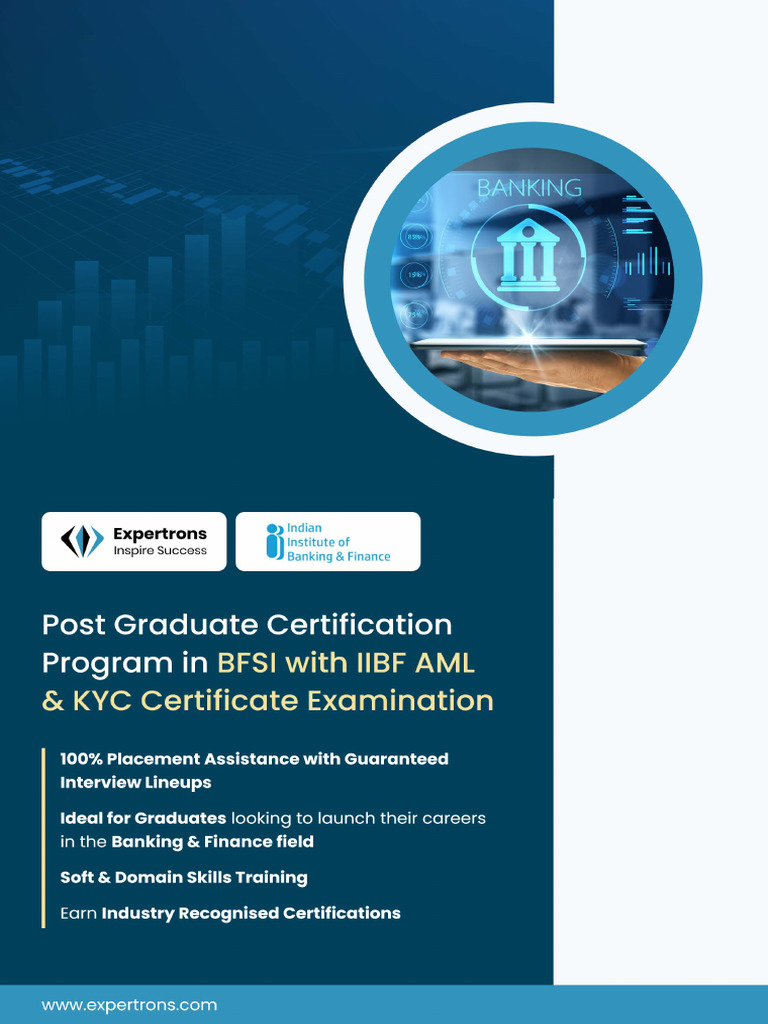 PGCP Bfsi Iibf Brochure | PDF