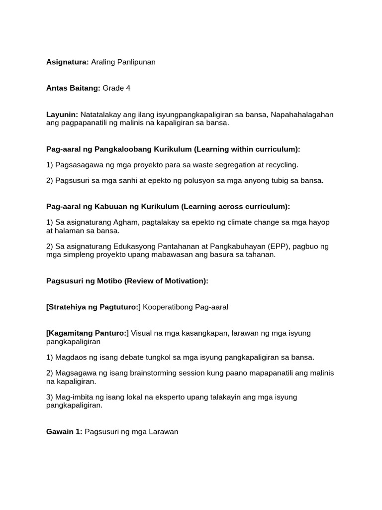 Lesson Plan | PDF | Sustainability | United Nations