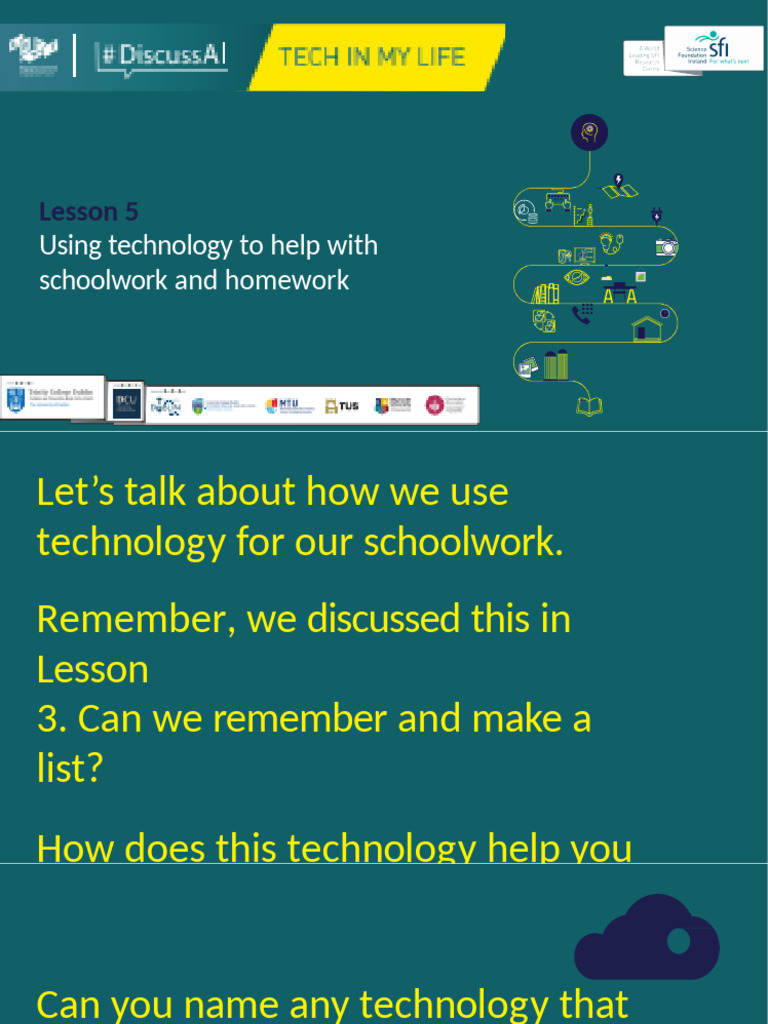 TIML Lesson 5 Using Technology To Help With Schoolwork and Homework | PDF