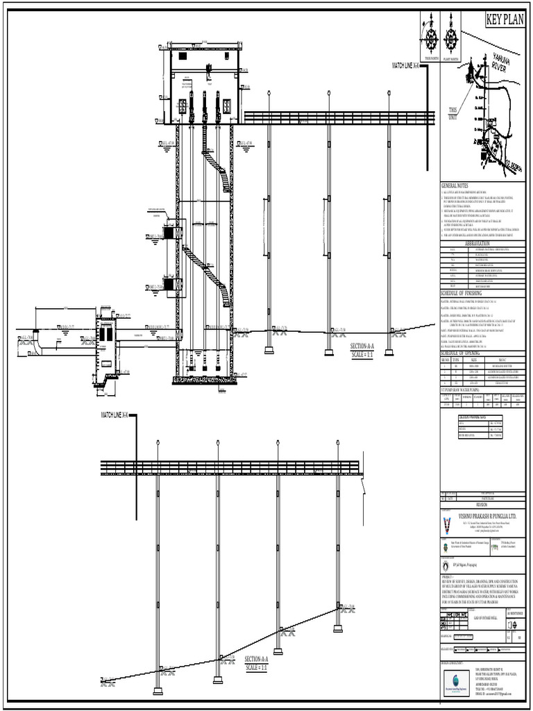 04-GAD OF INTAKE WELL_PRAYAGARAJ_R0_06.11.23-Layout4 (1) | PDF