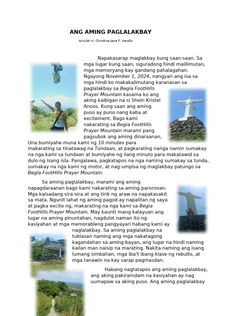 ANG AMING PAGLALAKBAY - For Merge | PDF