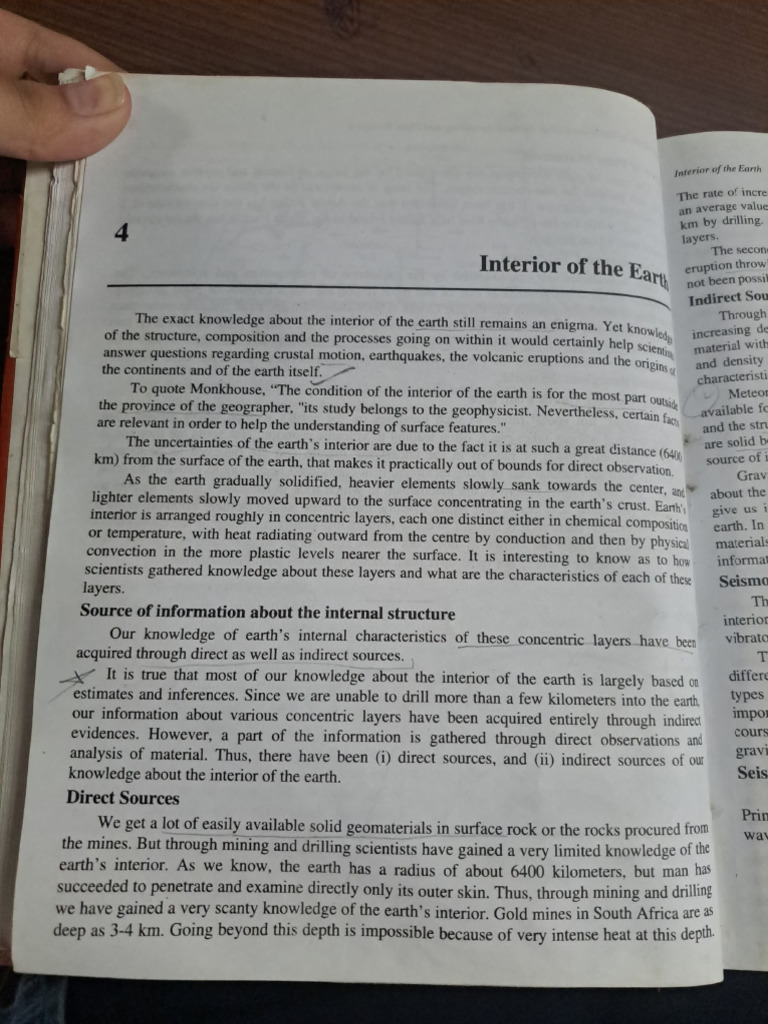 interior of the earth | PDF | Earth Sciences | Geology