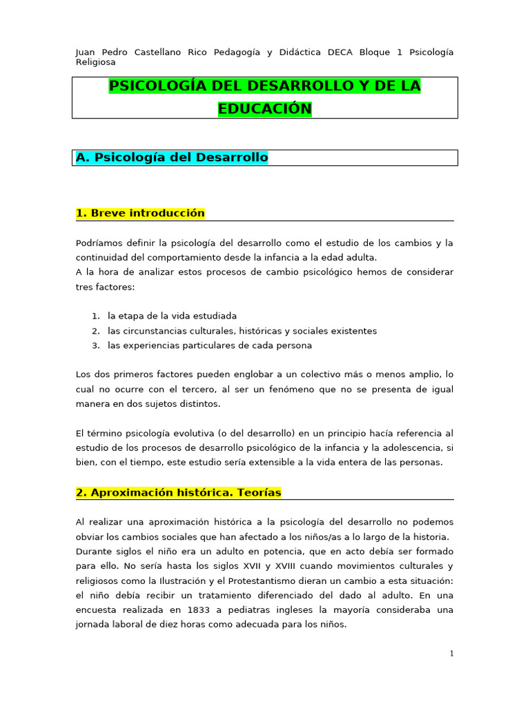 psicolog_a_del_desarrollo_y_de_la_evolucion | PDF | Sicología ...