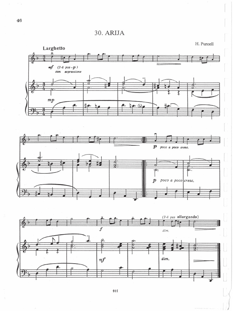 H.Prucell Arija | PDF
