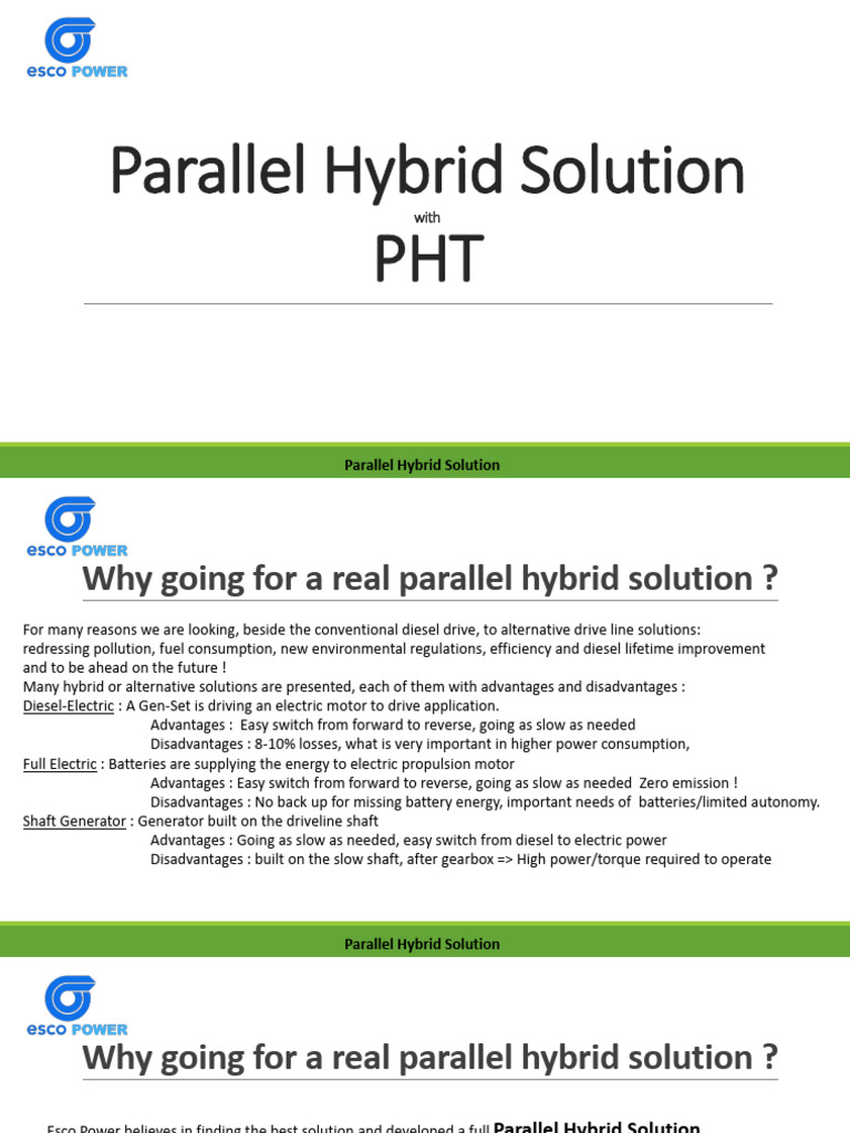 Parallel Hybrid Transmission Guide | PDF | Hybrid Vehicle | Engines