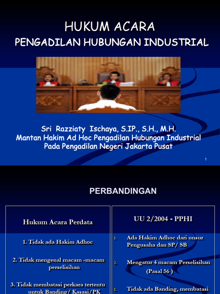 Perbandingan Hukum Acara PHI dan Perdata | PDF