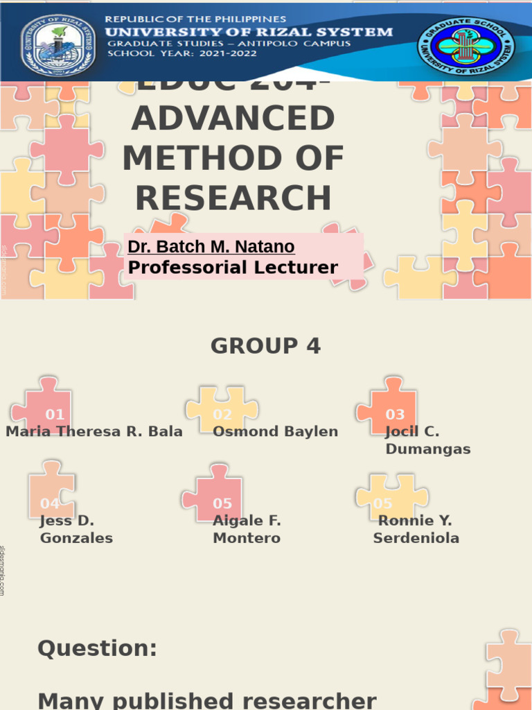 educ-204-topic4-group4 (1) | PDF | Knowledge | Science