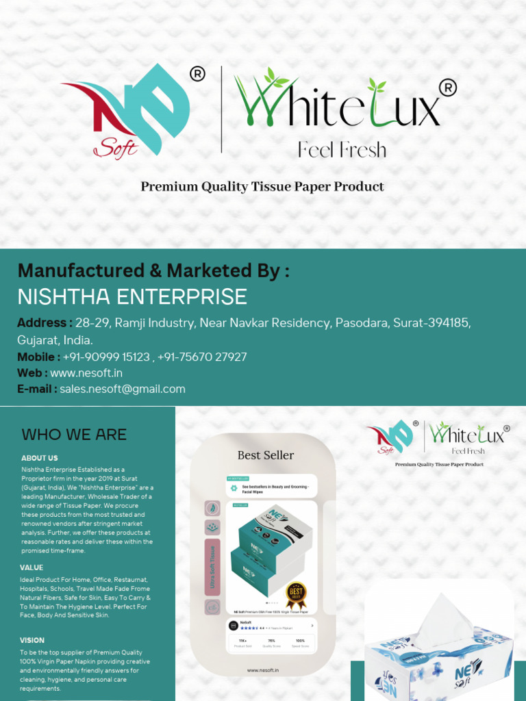 NeSoft Product Catalog | PDF | Biodegradable Materials | Stationery