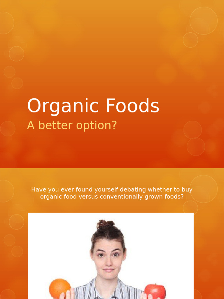 Understanding Organic Foods Benefits | PDF