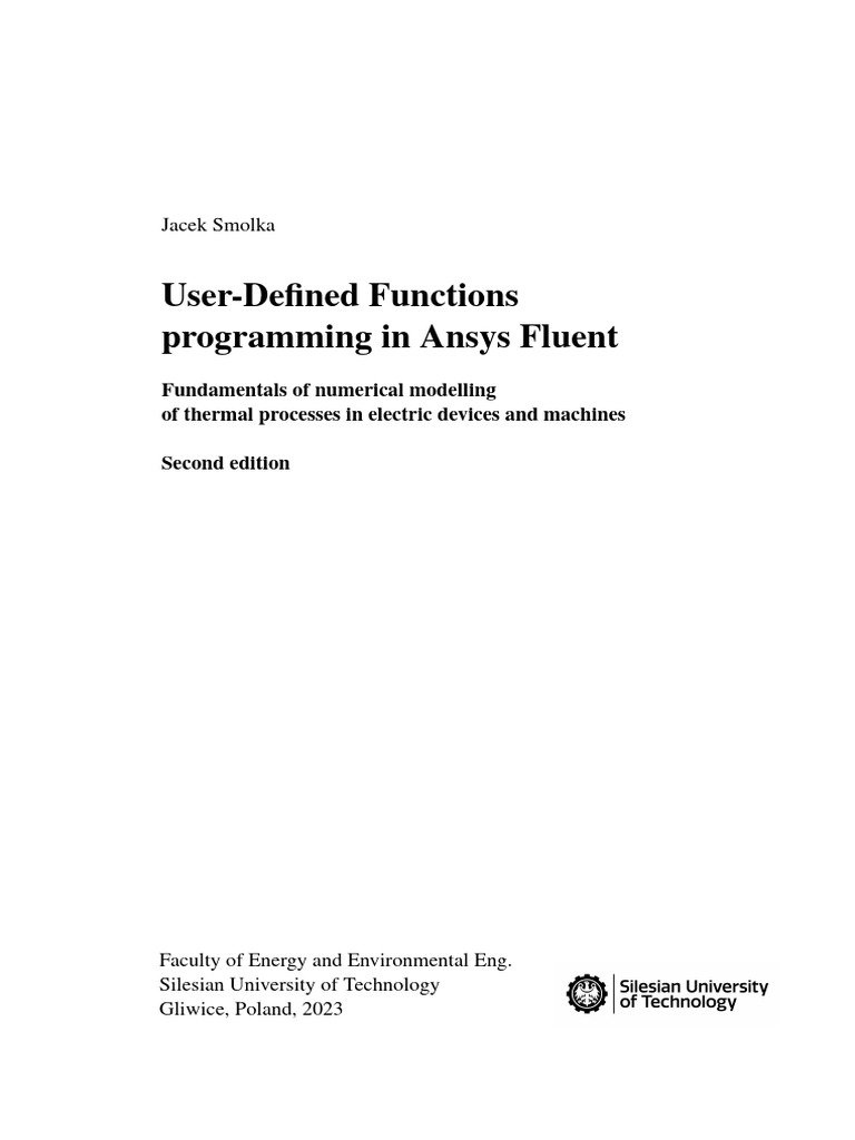 Ansys Fluent UDFs - Book - EN - r02 | PDF | Computational Fluid Dynamics | Fluid Dynamics