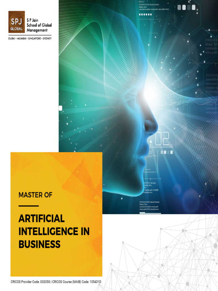 SP Jain School of Global Management MAIB Brochure In | PDF | Artificial Intelligence ...