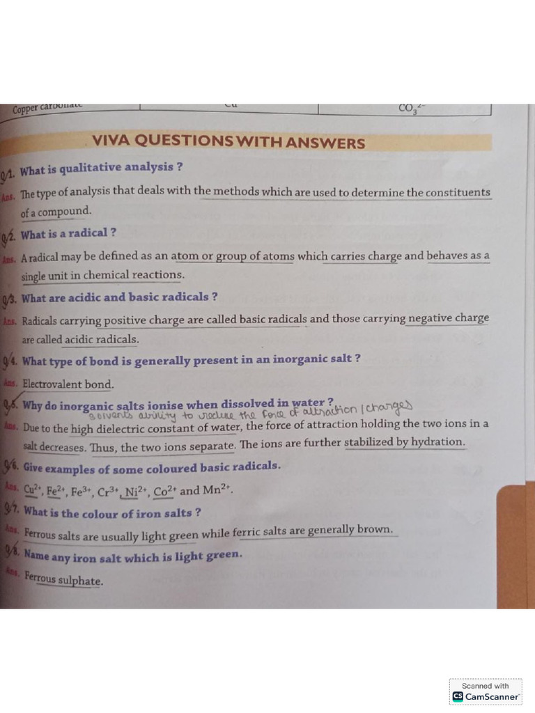 Chemistry Prac | PDF