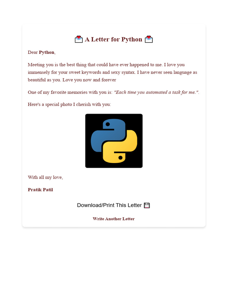Pratik to python | PDF