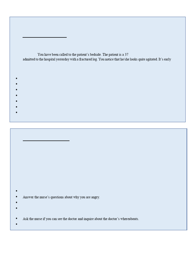 Role Play 15: Candidate Cue-Card | PDF | Weight Loss | Overweight