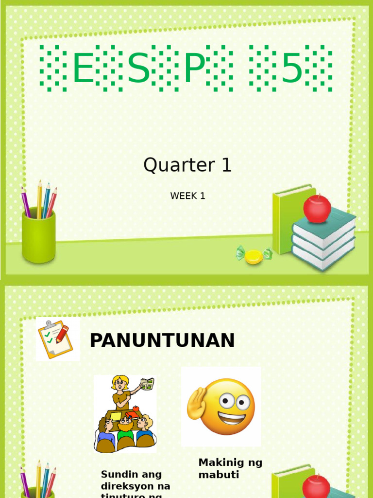 Q1-WK1-ESP-5-PPT | PDF