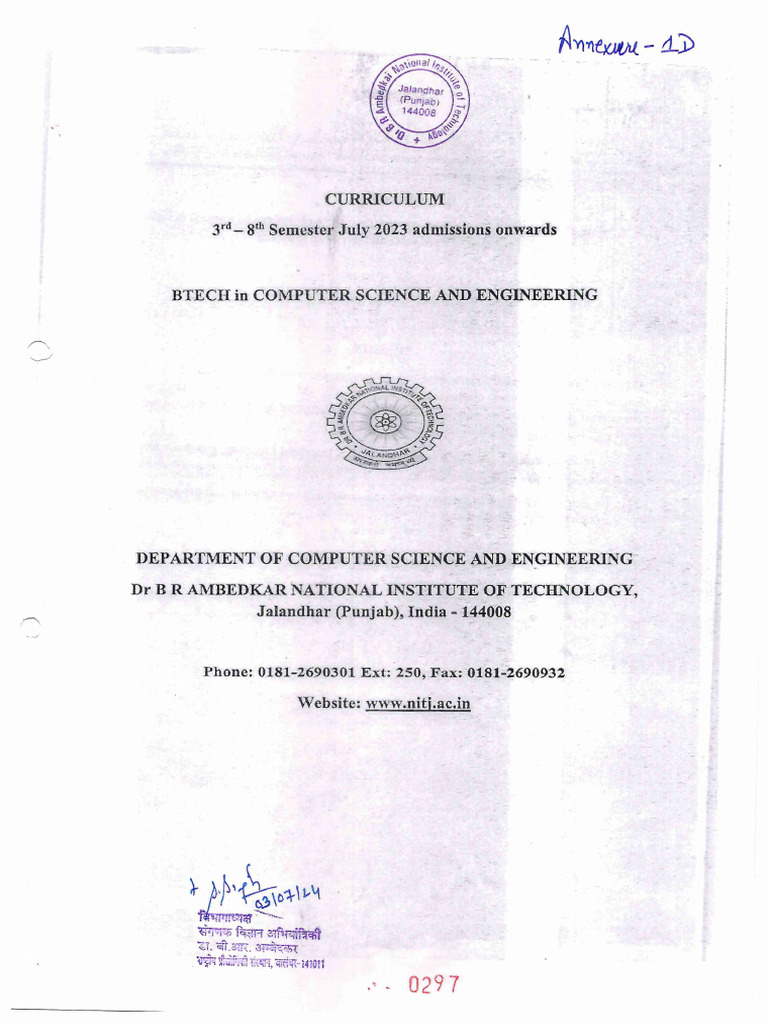 1724407361639-Computer Science Btech 2 3 4 Yr | PDF