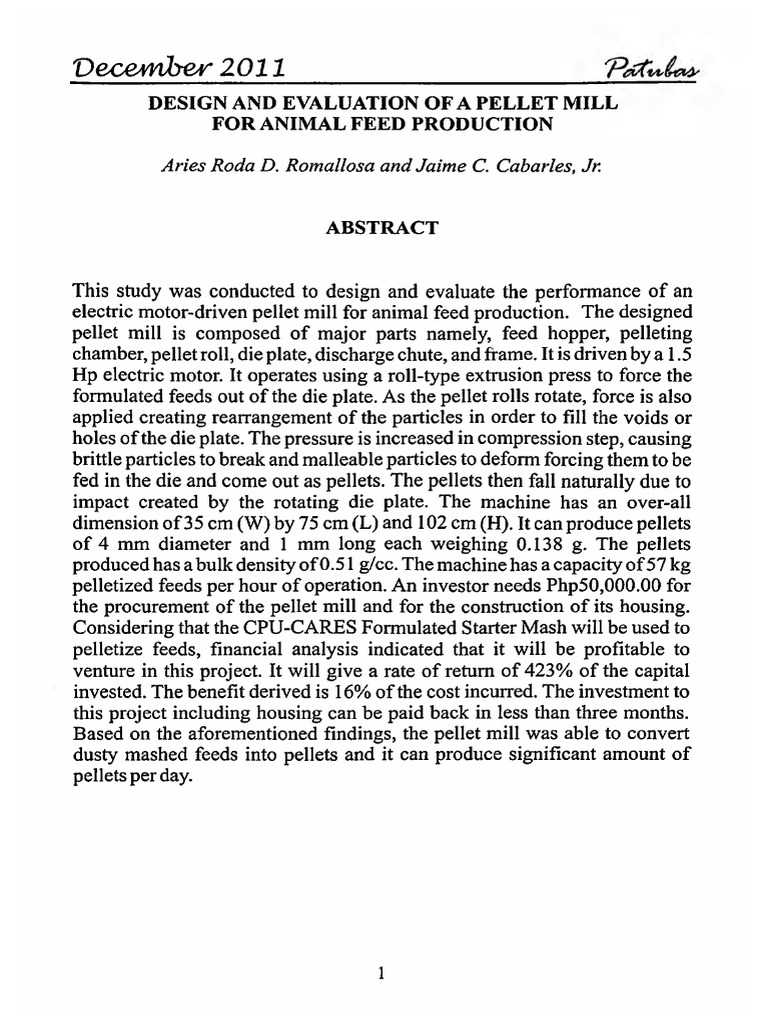 Patubas RomallosaARD 2011 | PDF | Extrusion