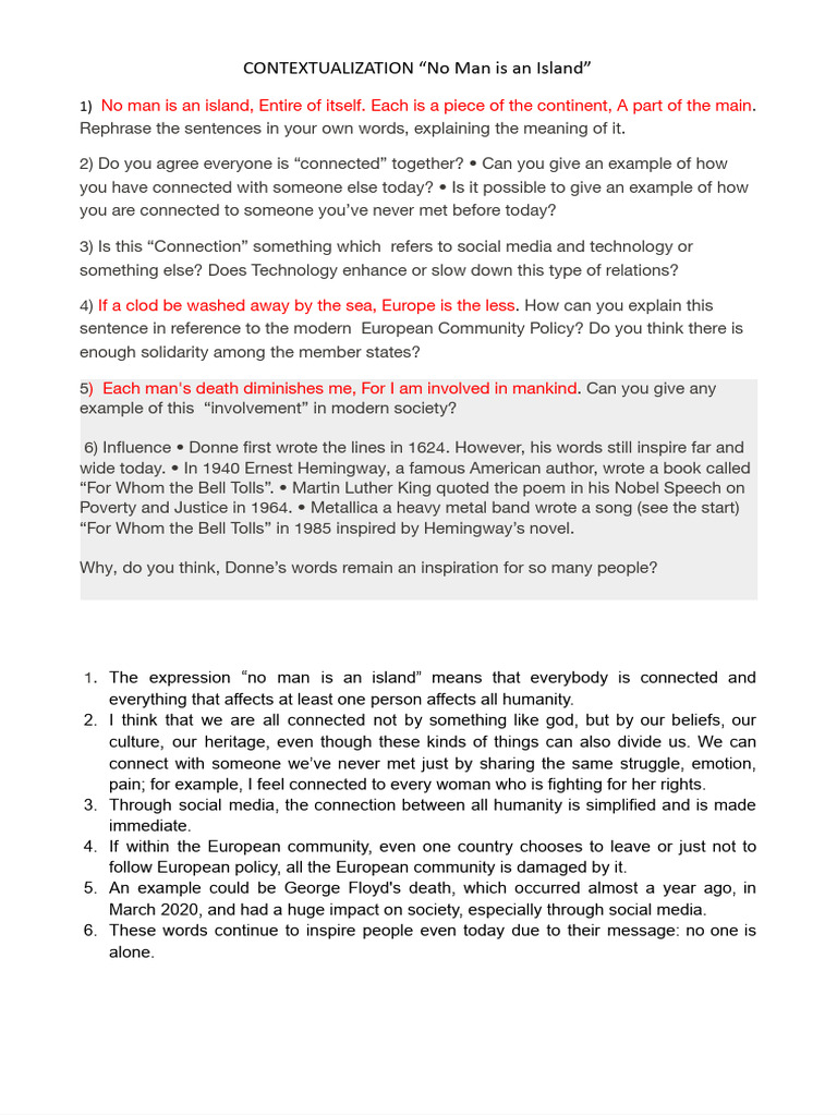 Contextualization | PDF