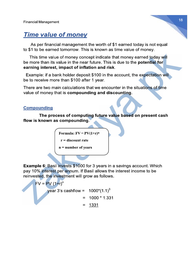 Time Value of Money | PDF