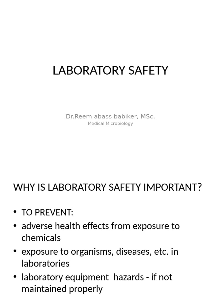 DR - Reem Abass Labsafty Lecture | PDF