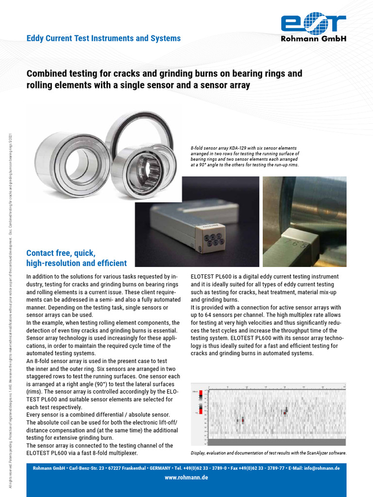 Grinding Burn Detection PL600 | PDF | Physical Sciences
