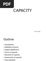 Appelbaum Criteria for Patient Capacity | PDF | Dementia | Medical ...