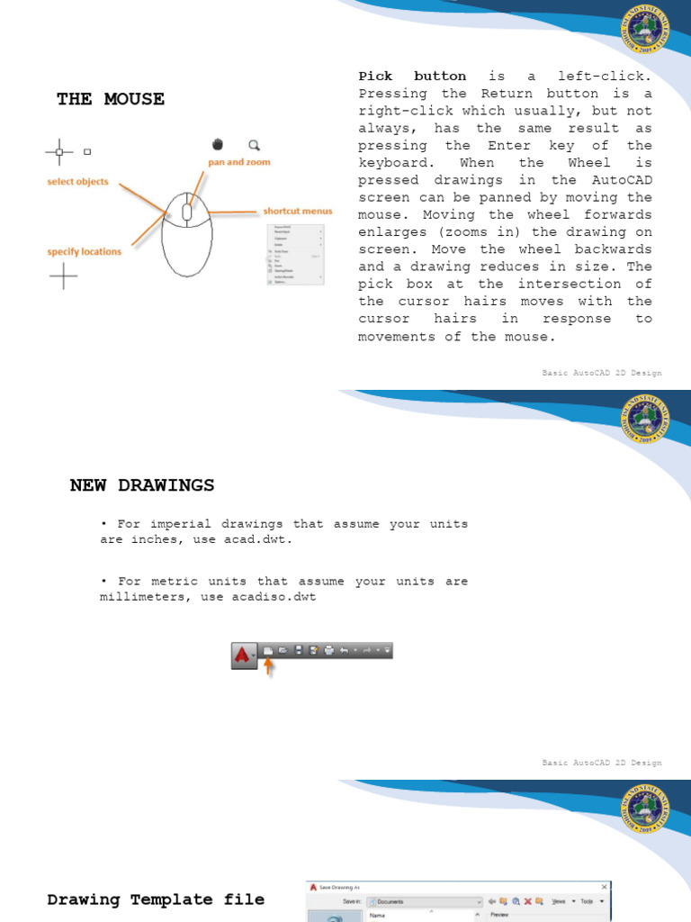 BASIC 2D AutoCAD Design-Slide 1-117 | PDF | Area | Circle