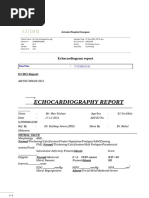 Standardized Adult Echo Report Guidelines | PDF | Heart Valve | Aorta