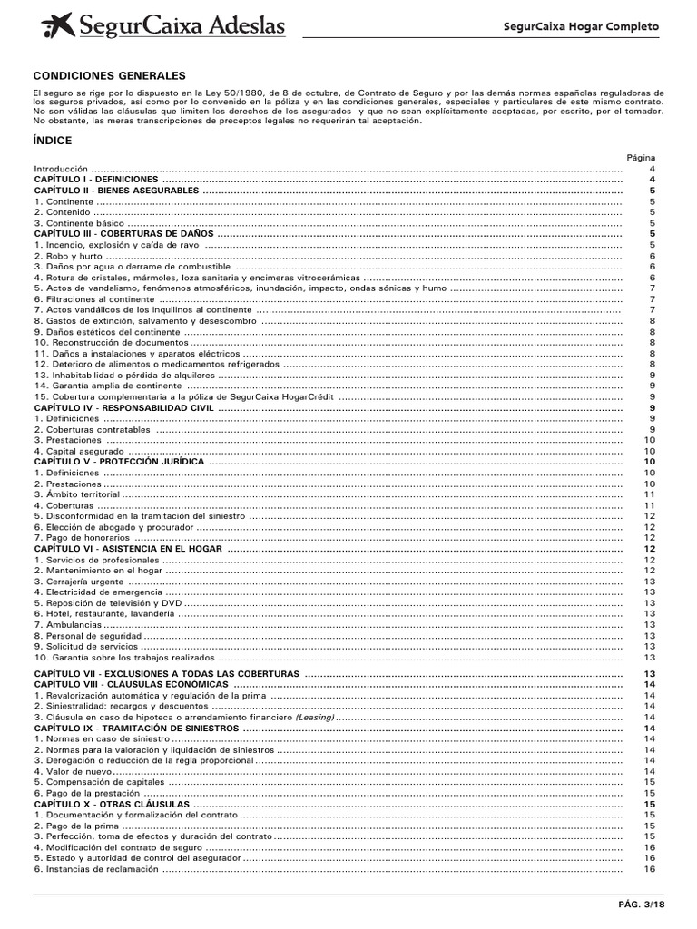 CCGG Hogar Completoes Online V5 | PDF | Seguro | Póliza de seguros