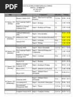 Pearson Edexcel IGCSE Timetable | PDF