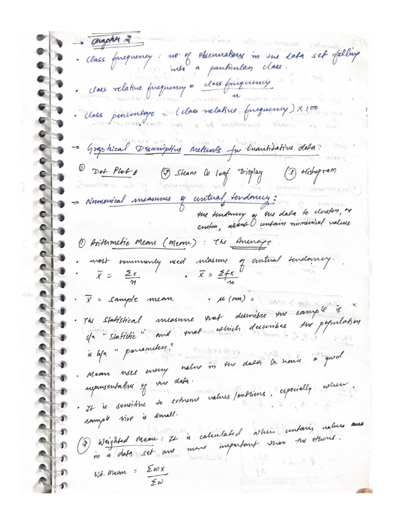 Basic Statistics for Economics | PDF