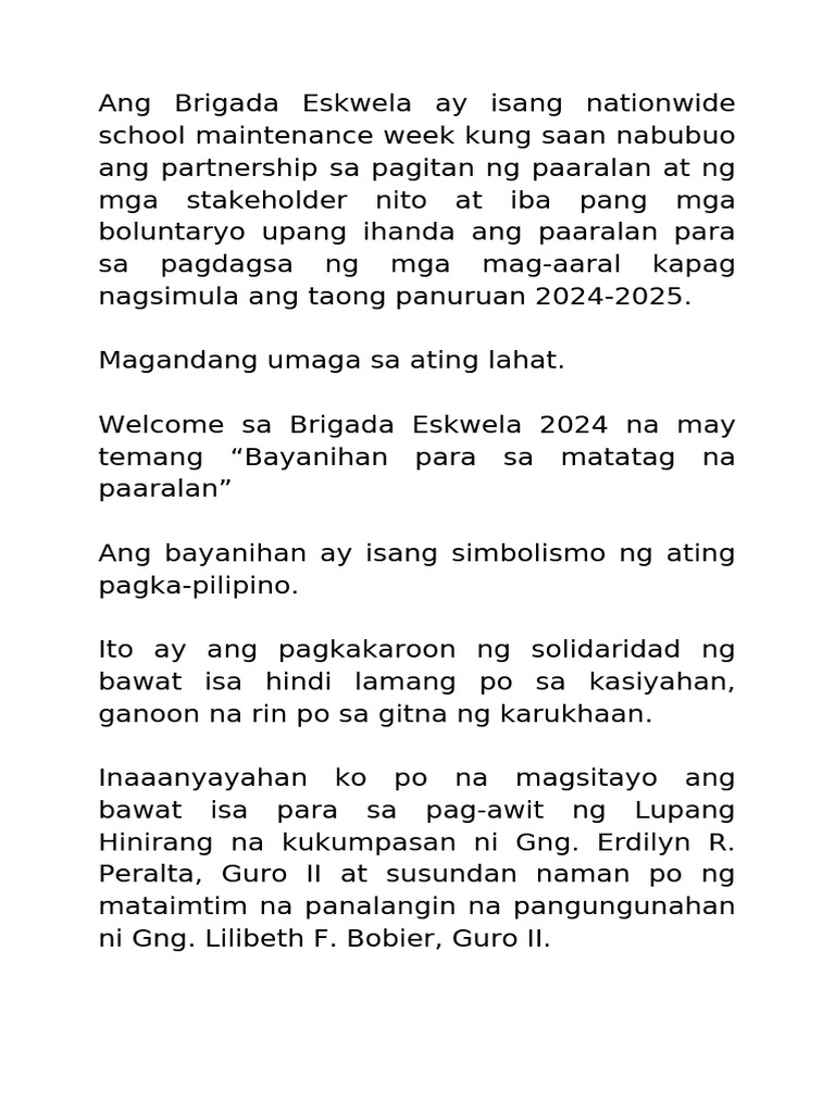 EMCEE - Brigada 2024 | PDF
