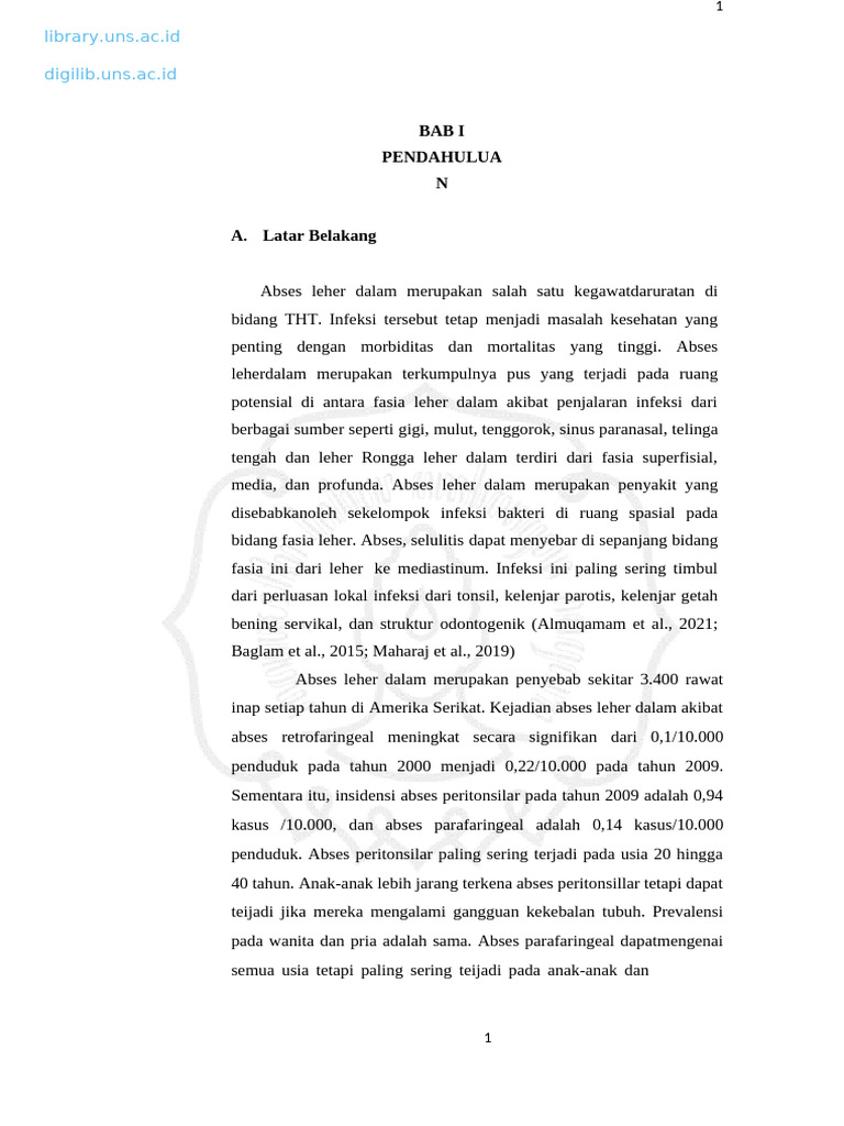 Rasio Neutrofil Limfosit dan Abses Leher Dalam | PDF