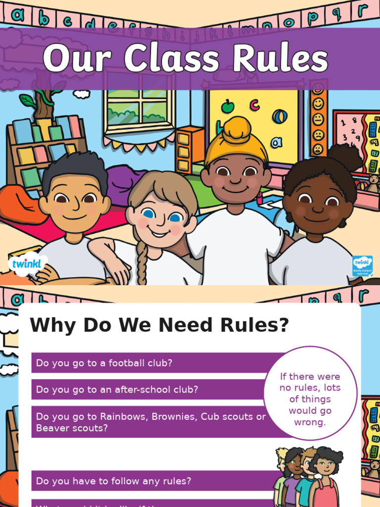 T C 2549064 Ks1 Our Class Rules Powerpoint English Ver 3 | PDF