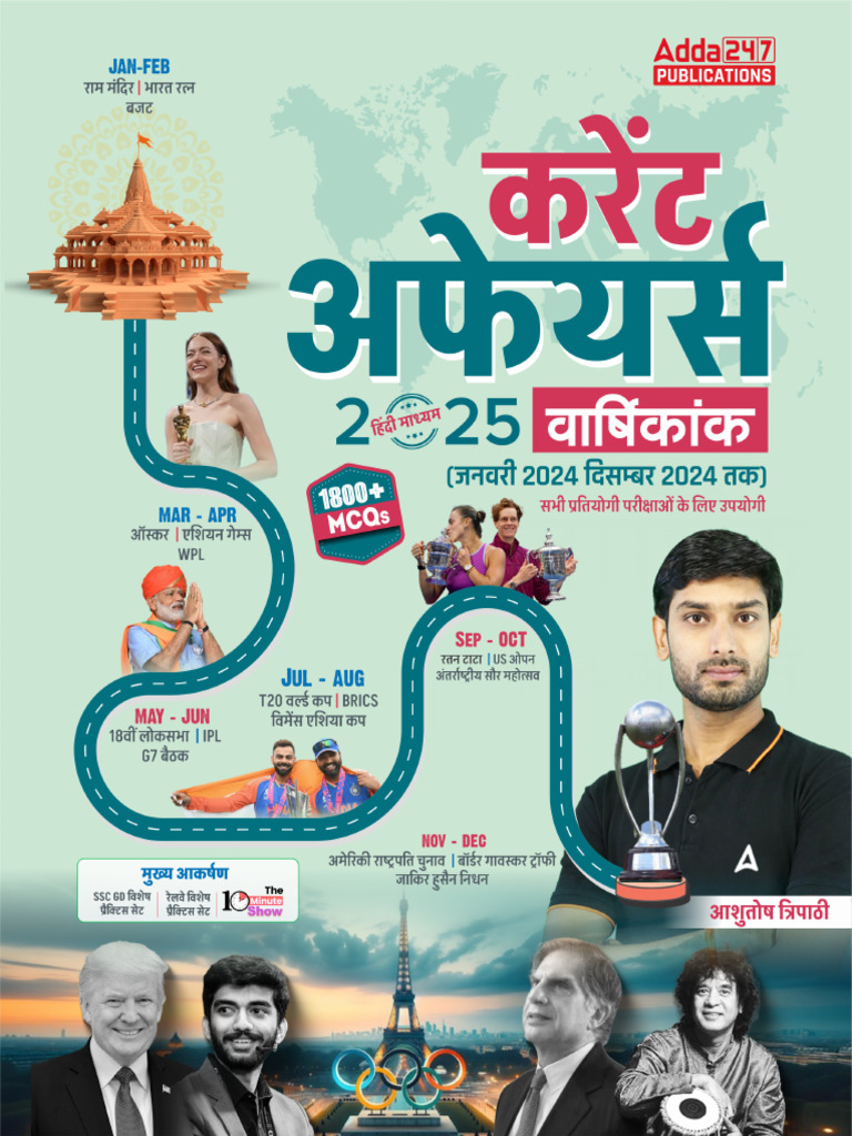 Yearly Current Affairs Book by Ashutosh Sir Hindi Medium (Index) | PDF