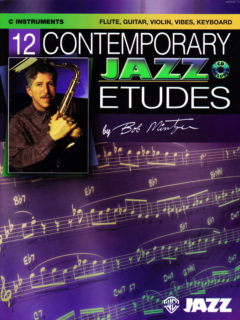 Bob Mintzer - 12 Contemporary Jazz Etudes (C) | PDF | Chord (Music) | Jazz