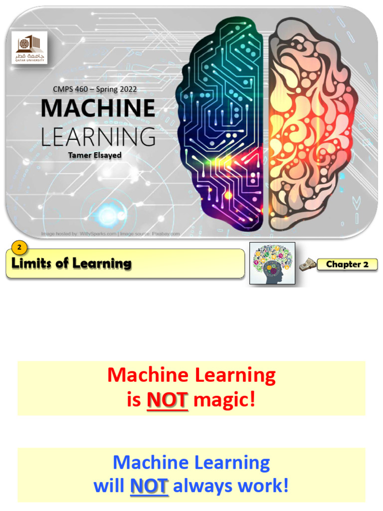 2-CMPS460-S22-Limits of Learning | PDF | Machine Learning | Artificial ...
