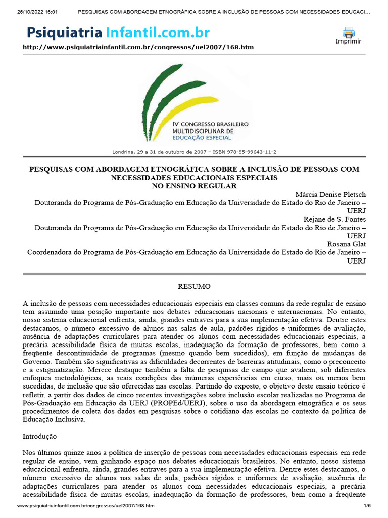 Artigo - Análise de Conteúdo - PPPV - 2022 - A8 | PDF | Etnografia ...