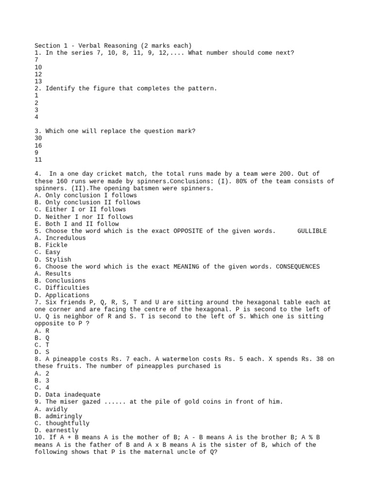 Rough Test Pdf Numbers Parameter Computer Programming