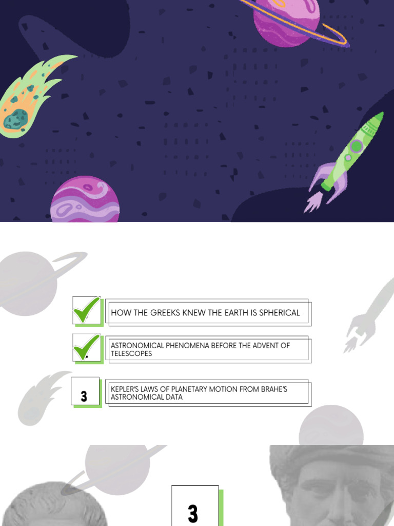 Keplers Laws of Planetary Motion From Brahes Astronomical Data. | PDF
