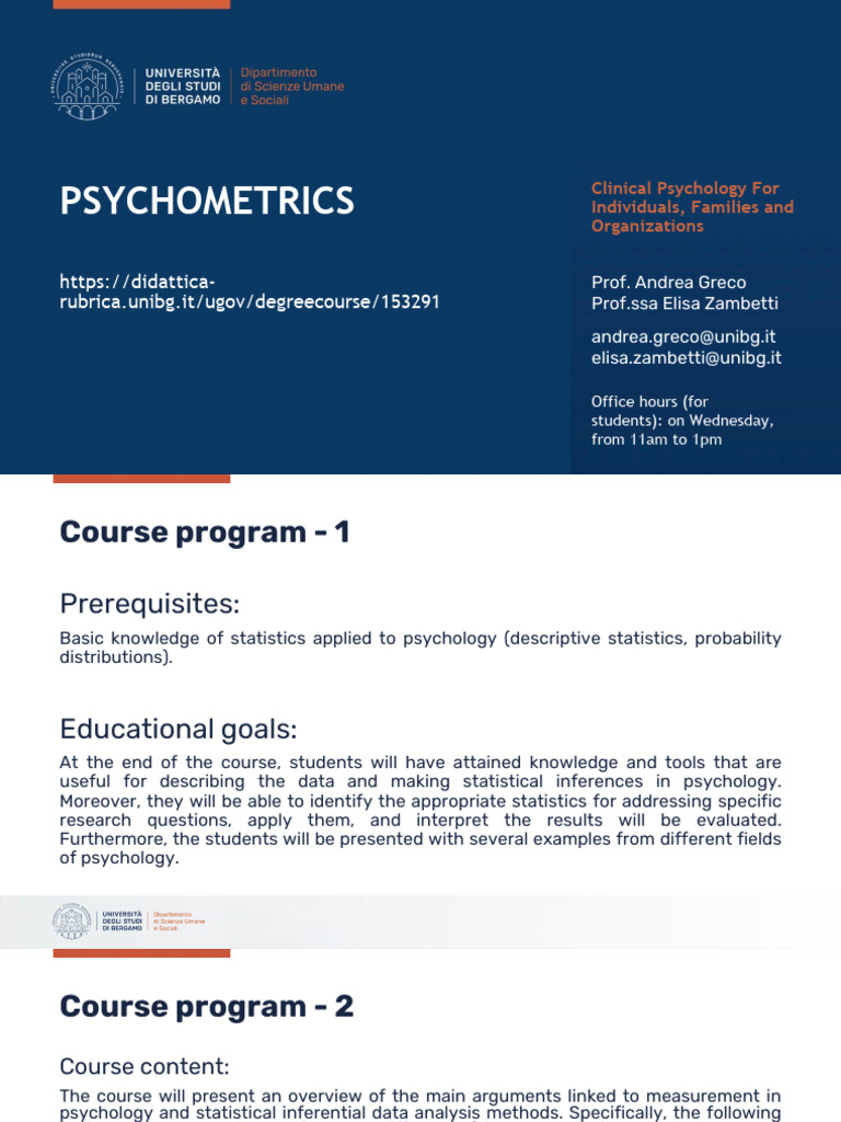 Psychometrics - 2023 Last One | PDF | Statistical Hypothesis Testing ...