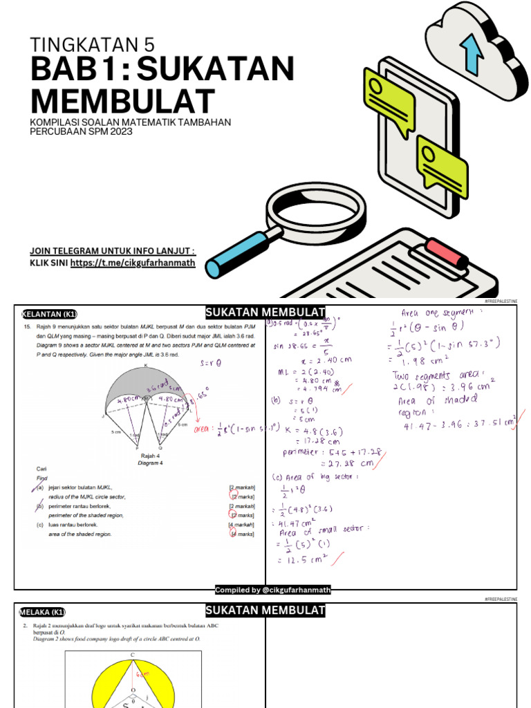 Soalan Matematik Sukatan Membulat | PDF