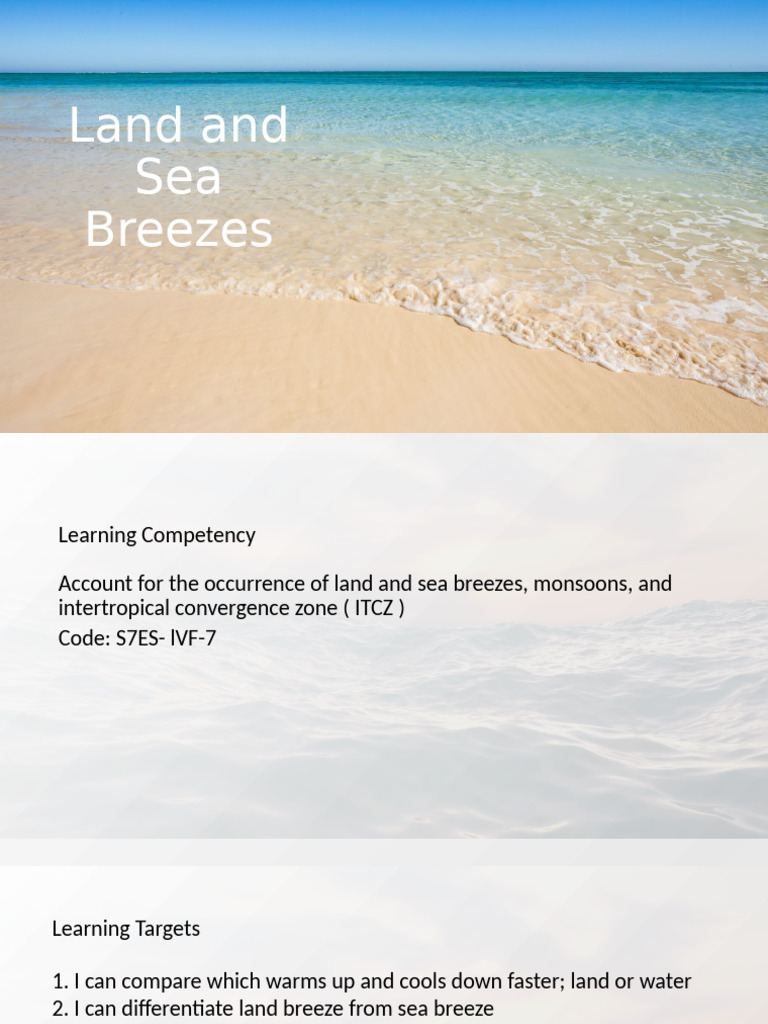 Land and Sea Breezes | PDF | Sea | Wound