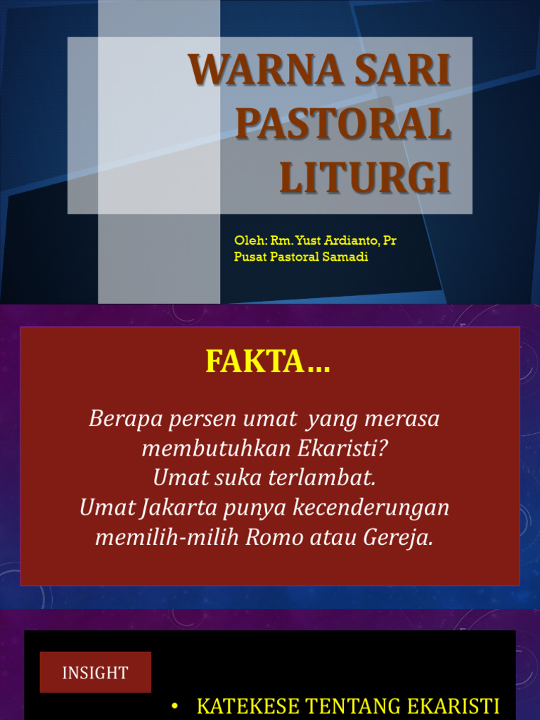 Pastoral Liturgi | PDF